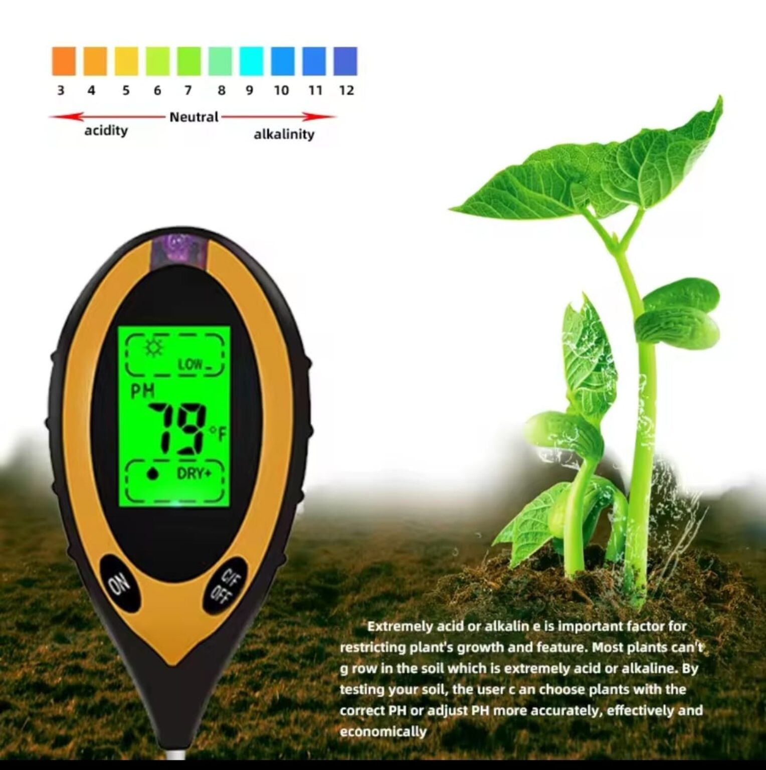 PH Meter 4 in 1 – Pak Plants